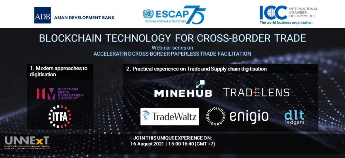 Webinar: Blockchain technology for cross-border trade - Enigio